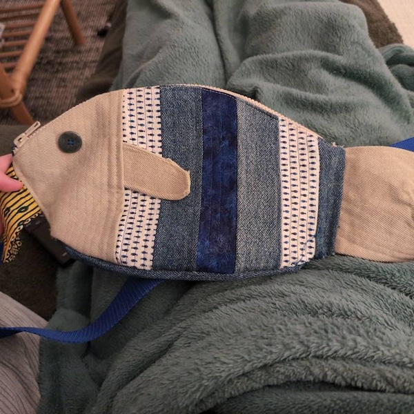Fish Bag PDF Sewing Pattern - Swim Along Crossbody - Sling Bag/fanny ...