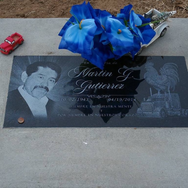 Custom Headstones 24x12x4, Full Color, Personalized Headstones, Headstones for Cemetery, Human ...