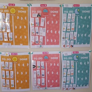 To Do Chart for Kids Daily Routine Printable Chart & Cards - Etsy