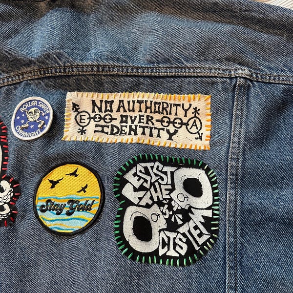 Resist the Cis-tem Trans Punk Print Patch - Etsy