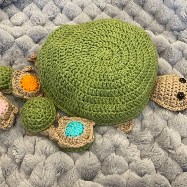 The ORIGINAL Turtle Memory Game PATTERN English Pdf ORIGINAL Stitched ...