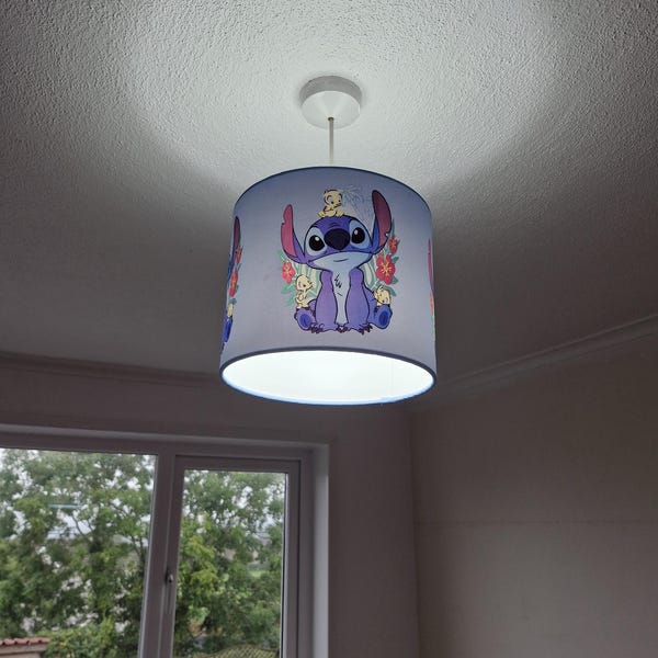 Stitch Lilo Stitch Angel Cute Ceiling Light Shade or Table Lampshade 8 ...