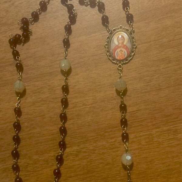 Sacred Heart of Jesus Chaplet, Bronze Chaplet of the Sacred Heart ...