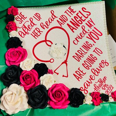 Lifted Her Head Angels Cried Graduation Cap Topper - Etsy