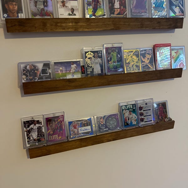 Exotic Wood Trading Card Display Stand - Etsy