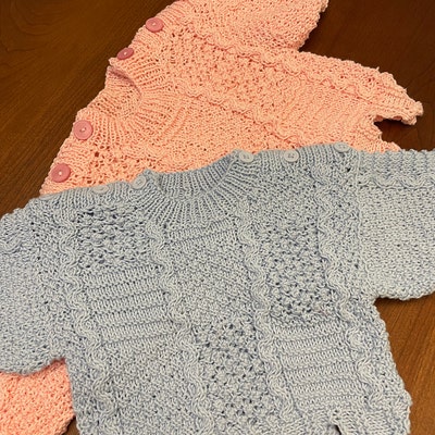 2185 Patons Pdf Knitting Pattern, Traditional Vintage Baby Set, Matinee ...