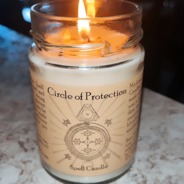 Circle of Protection Magic Spell Candle - Etsy Canada