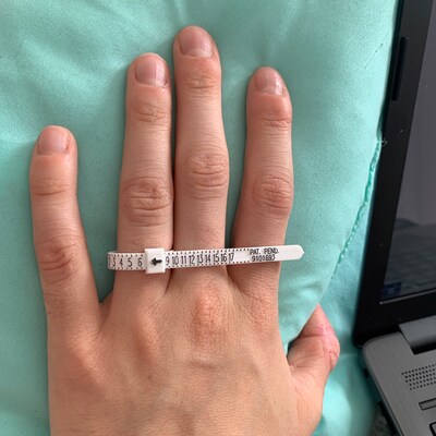 Ring Sizer Adjustable Plastic Ring Size Finder - Etsy