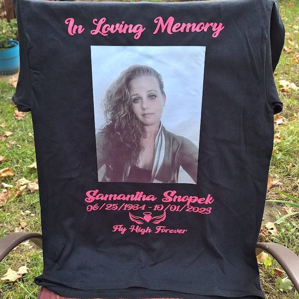 In Loving Memory Shirt Color Memorial Shirts, Rest in Peace Shirt, Gone ...