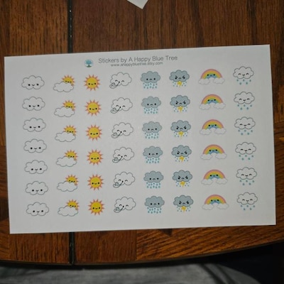 Happy Anniversary Cake Reminder Cute Kawaii Planner Stickers for Erin ...