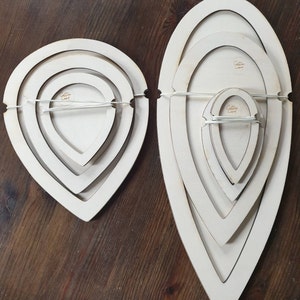 Two-piece Template for Cutting Macrame Leaves - Etsy