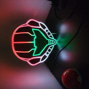 Metroid Samus Sign Neon Like LED Light Wall Decor | Etsy Canada