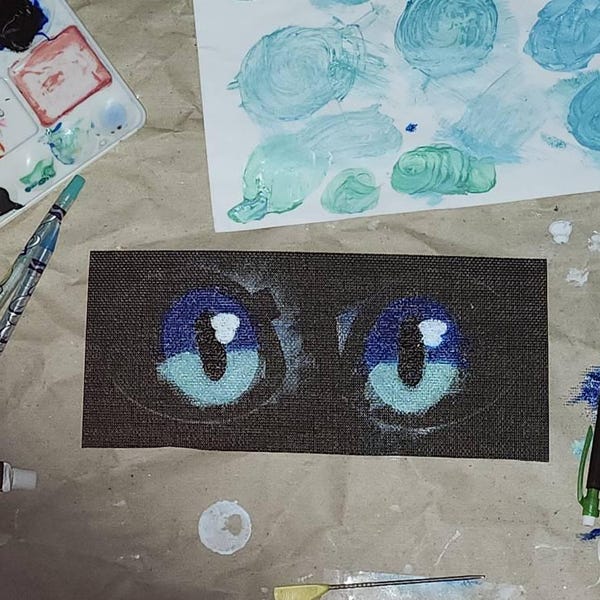 Black Mesh Fabric, Mask Eye Covers, Costume Eye Blackout Mesh, See ...