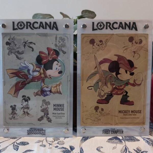 Lorcana Puzzle Card Frame - First Chapter - Mickey BLT Mouse - Set 1 - Etsy