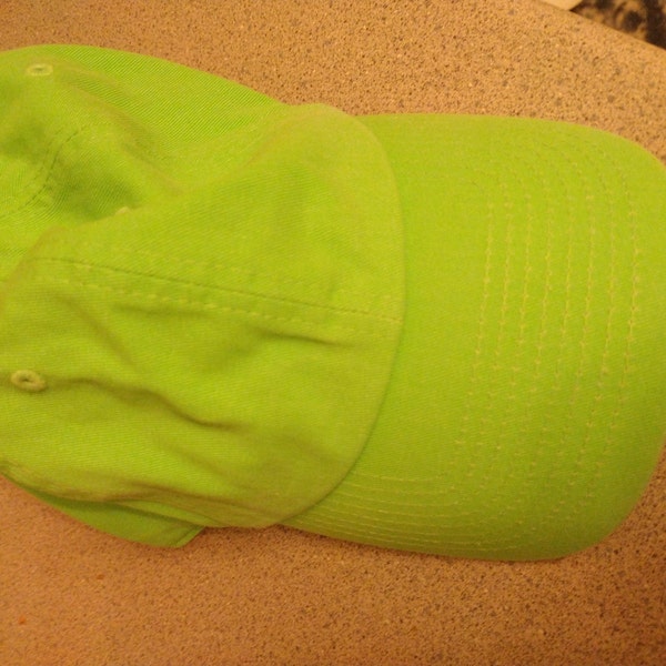 100% Cotton Neon Baseball Cap - Neon Dad Hat - Etsy