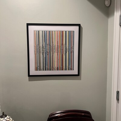 Personalised 50 Vinyl Record Spine Poster Custom Album Print Music ...