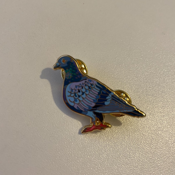 Red Northern Cardinal V.2 Enamel Pin Badge, Gift for Him, Gift for Her ...