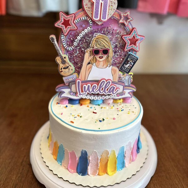 In My Birthday Era Party | Pop Star Cake Topper | Pop Star Theme ...