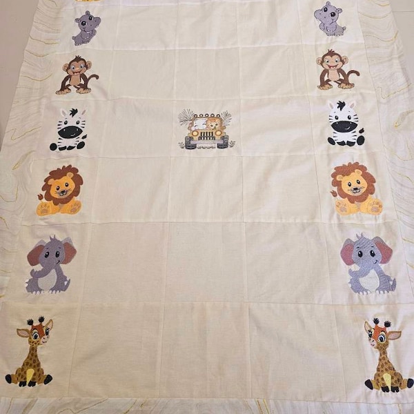 Cute Baby Lion Embroidery Design, Safari Embroidery Design, Animal ...