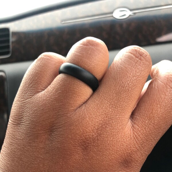 AERA Silicone Wedding Band: Hypoallergenic Active Ring for Him & Her ...