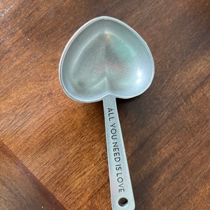 Beehive Heart Quotes Metal Measuring Spoons, Tablespoons, Teaspoons ...