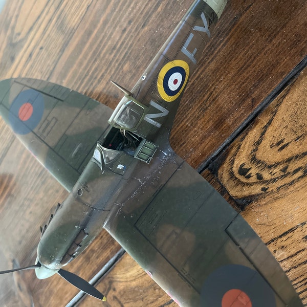 1:48 Scale Supermarine Spitfire Mk.ixc Scale Model Professionally Built - Etsy
