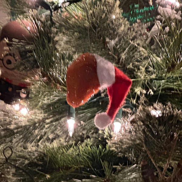 Real Chicken Nugget With Santa Hat Ornament (real Preserved Chicken ...