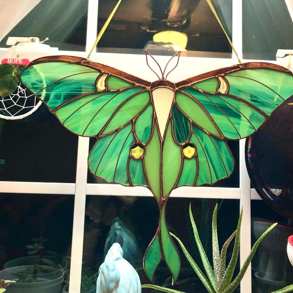 Monarch Butterfly Stained Glass Window Hangings / Christmas Gifts ...