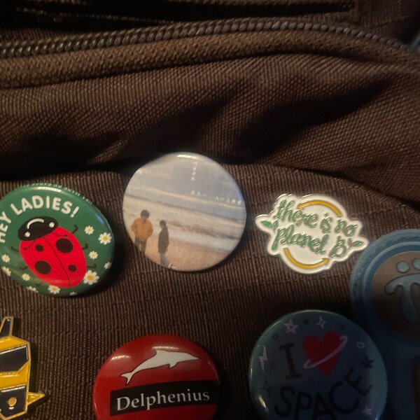 Set of Two Lamp Button Pins - Etsy