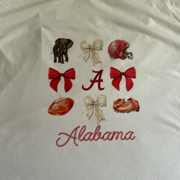 Alabama Coquette, Roll Tide, Bama, Alabama Football, DTF, DTF Print ...