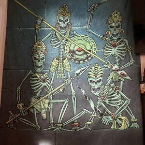 Indiana Jones Temple of the Forbidden Eye Field Map - Etsy