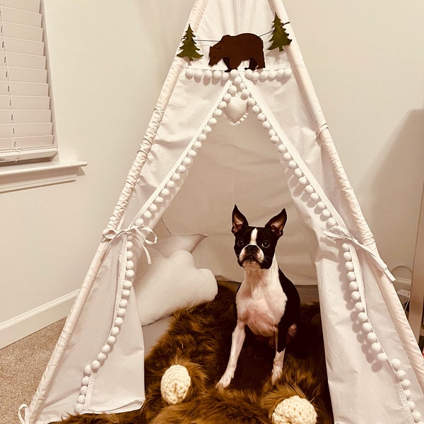 Teepee Mat, Kids Teepee Mat, Floor Mat, Tipi Padded Mat Teepee Play Mat ...