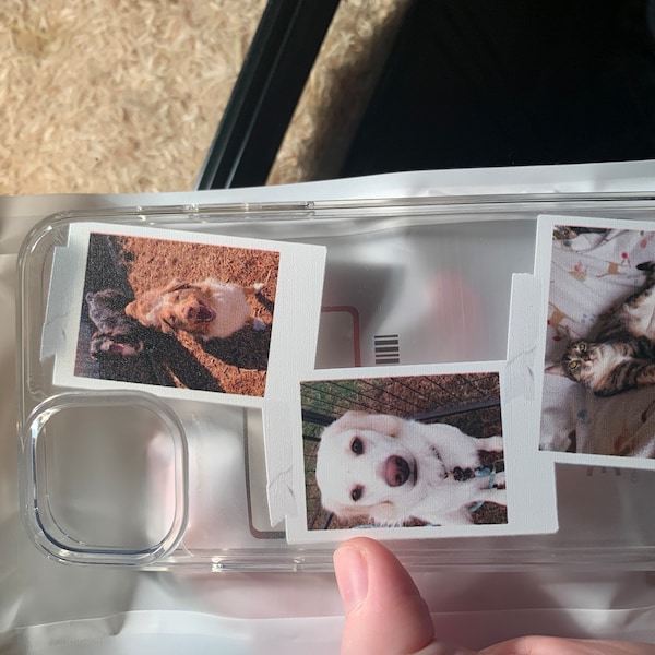 Custom Pictures Clear Phone Case for iPhone 17 16e 15 14 13 12 Mini SE ...