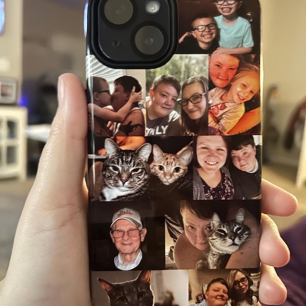 Personalized Custom Picture Collage Phone Case, Custom Phone Case With ...