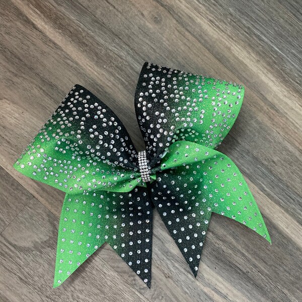 Cheer Bows - Your Choice of Colors - Shown in Black and Orange - Etsy