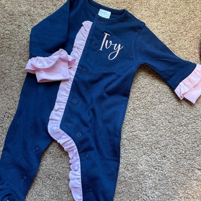 Monogrammed Baby Boy Bubble, Boy Easter Outfit, Personalized Boys ...