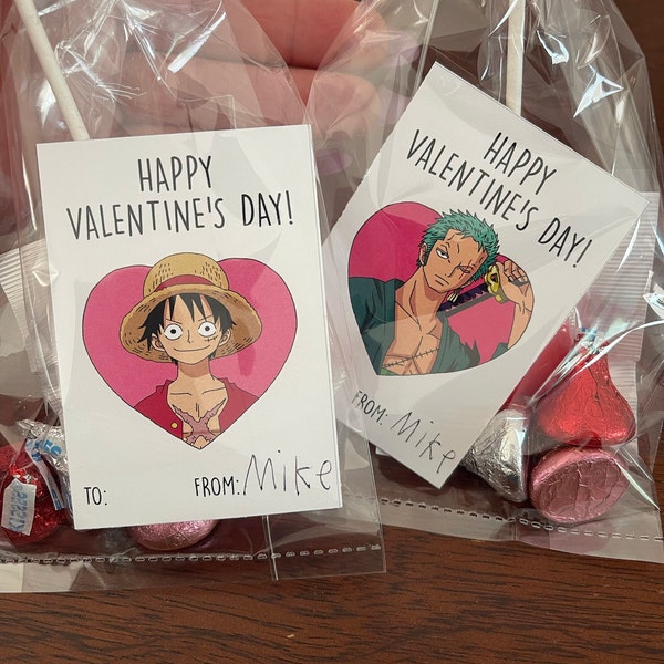 Anime Anniversary Card, Printable Valentine Card, Anime Valentine Card ...