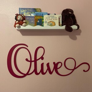 Custom Nursery Name Sign Custom Wood Cutouts Placard Wood Name Cutout ...