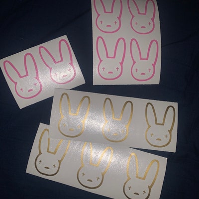 Bad Bunny Logo Decal Sticker Evil Bunny Bad Bunny - Etsy