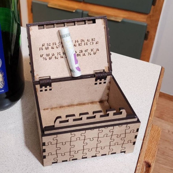 Andy's 42 Move Puzzle Box, Lasercut File, 3D Puzzle, Vector, Laser Cut ...