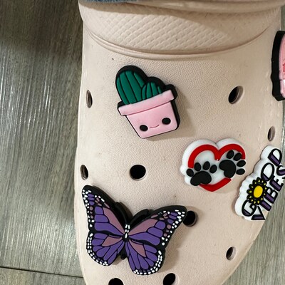 Purple Shoe Charms for Your Crocs, Croc Compatible Shoe Charms, Evil ...