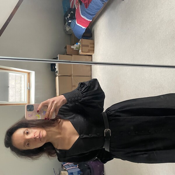 Robe En Lin ~ Sabbath ~ REALISÉE SUR COMMANDE Victorian/darkacademia ...