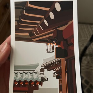 Hanok Wall Art, Korean Printable Art, Seoul Artwork, Korean Digital ...