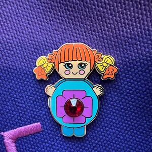 90s Makeup Case Hinged Enamel Pin Retro Nostalgic Toy Lapel Badge - Etsy