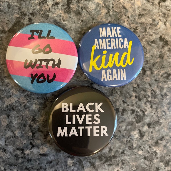 Make America Kind Again Pinback Button // Pin // Badge // Fridge Magnet ...
