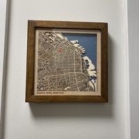 Washington Wood Map 5th Anniversary Gift Custom Wooden Map - Etsy