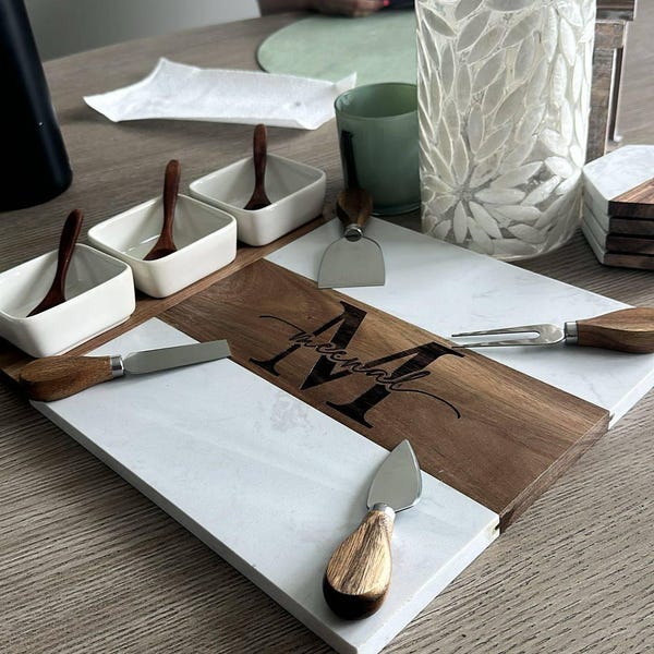 Personalized Charcuterie Board Set, Gift for Couples, Grandma Gift Idea ...
