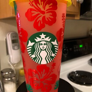 70s Groovy Flower SVG Starbucks Cup Svg 24oz Venti Cold Cup - Etsy