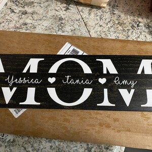 Mom Birthday Gift, Mother's Day Gift, Mom Wood Sign, Gift for Mom, Mom ...