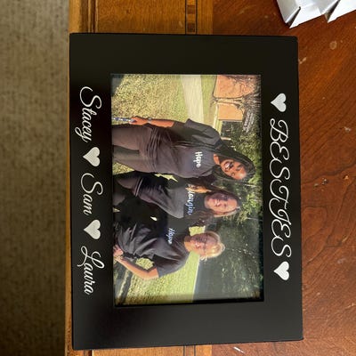 Personalized Add Your Custom Text 4x6 5x7 8x10 Laser Engraved Hanging ...